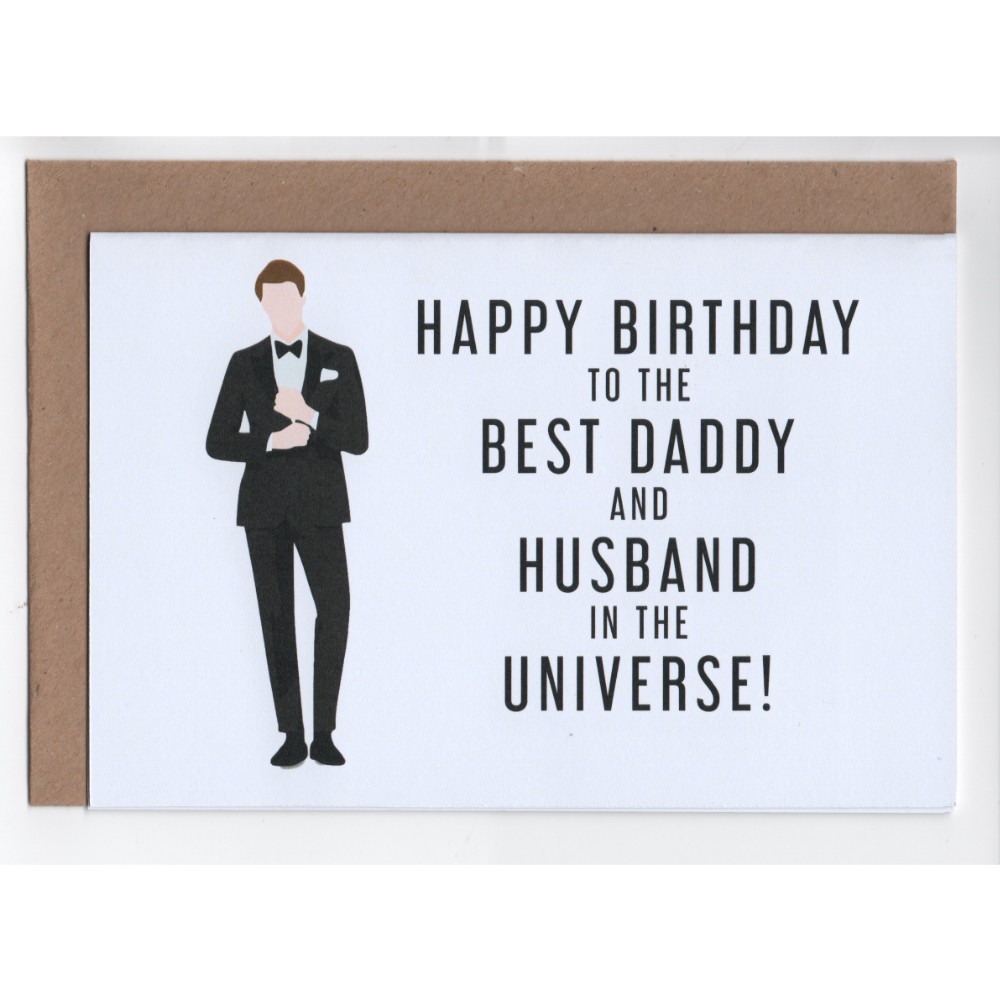 Jual Kartu Ucapan Happy Birthday Daddy and Husband | 2D Art | Folded ...