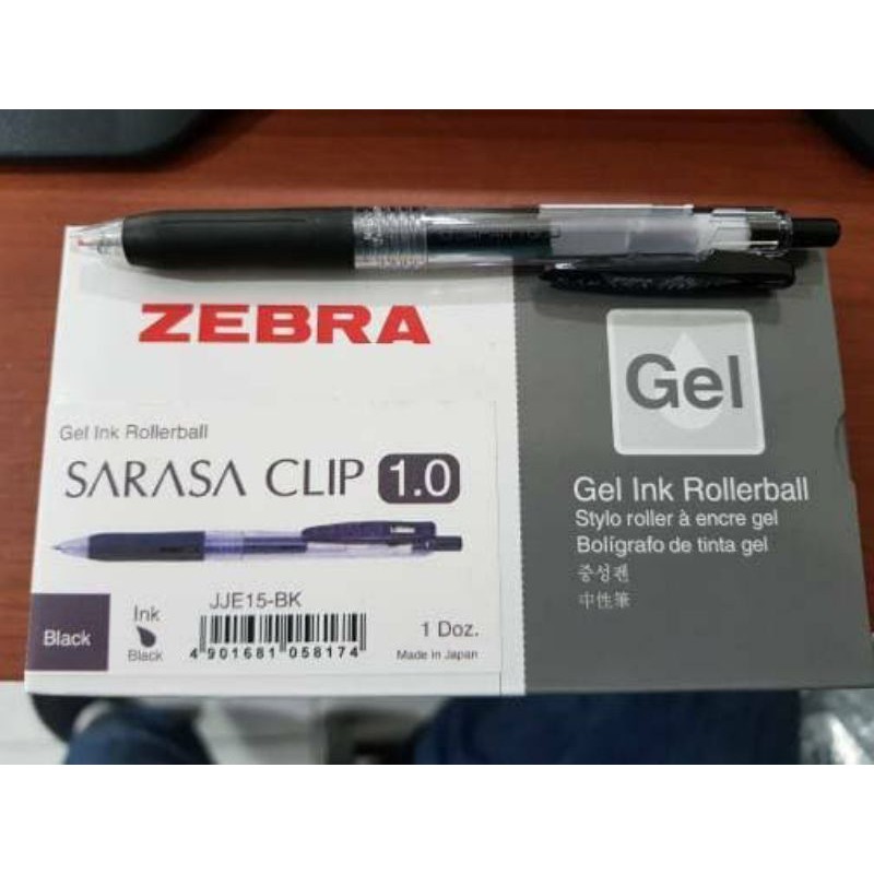 Jual Pen Sarasa 1.0mm harga tertera selusin isi 12 pcs | Shopee Indonesia