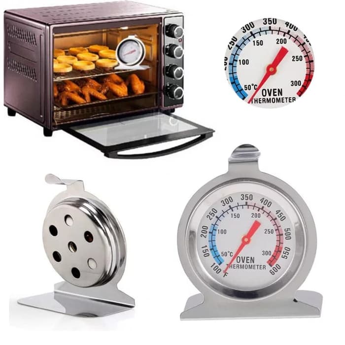 Jual Thermometer oven Termometer Stainless Cooking Baking Dial Gauge ...