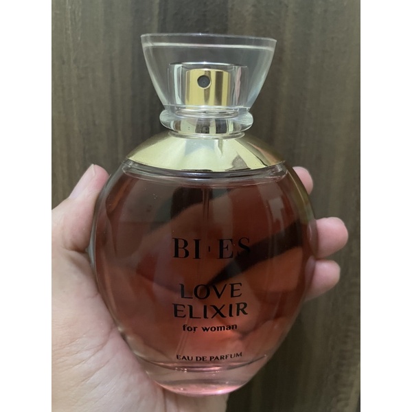Jual BIES Love Elixir Parfum Wanita - 100 ML EDP (PRELOVED) | Shopee ...