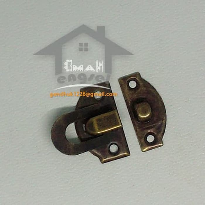 Jual Kunci Box 20 x 22 mm/ Pengait Kotak Perhiasan M70/ Kuncian peti ...