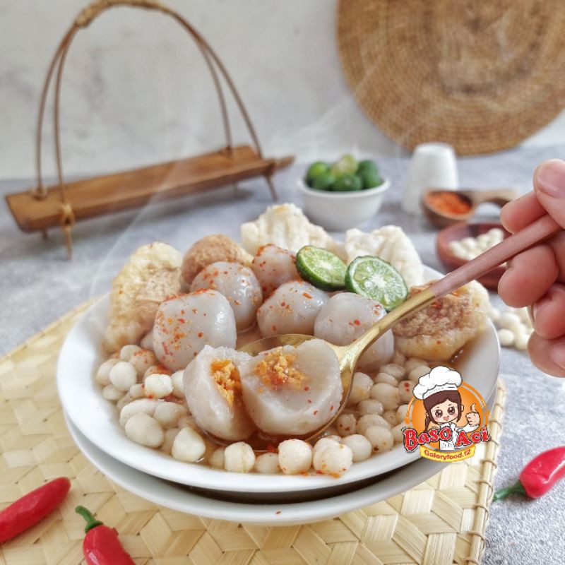 Jual BASO ACI MERCON NEW KEMASAN PREMIUM BY GALERYFOOD | Shopee Indonesia