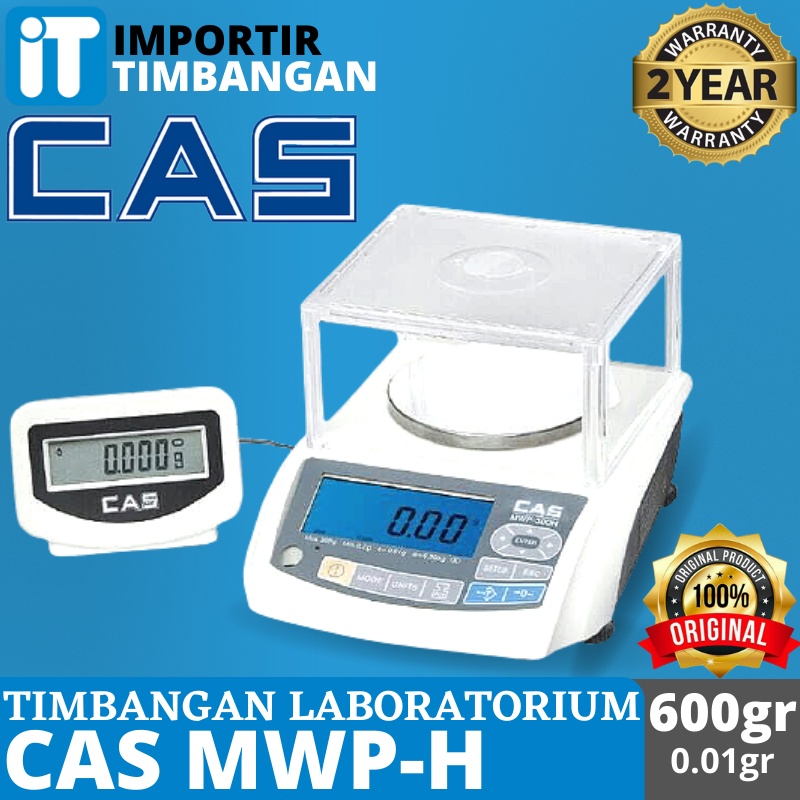 Jual TIMBANGAN EMAS 600G X 0.01G/ TIMBANGAN LAB MERK CAS TYPE MWP-H New Original Garansi ...