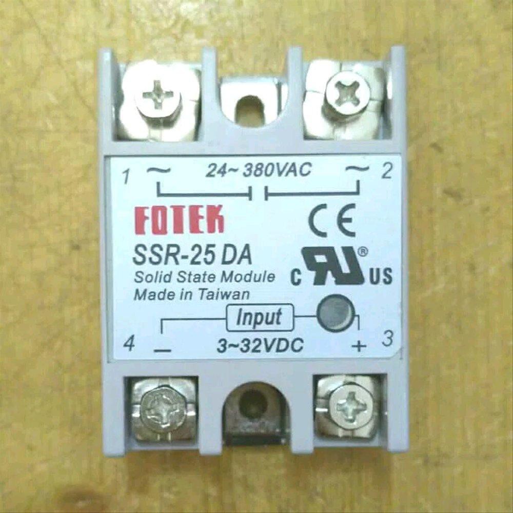 Jual FOTEK SSR-25DA 25A Solid state relay SSR DC control AC 3-32VDC/24-3 | Shopee Indonesia