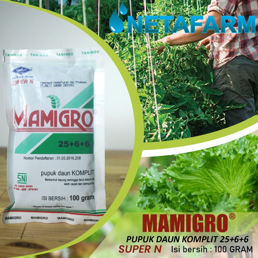 Jual Pupuk Daun Komplit MAMIGRO SUPER N 25+6+6 CAP KAPAL TERBANG ...