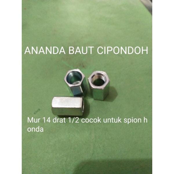 Jual Mur spion m10 /14 drat normal | Shopee Indonesia