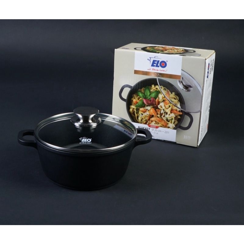 Jual ELO POT Alucast WITH GLASS D20CM | Shopee Indonesia