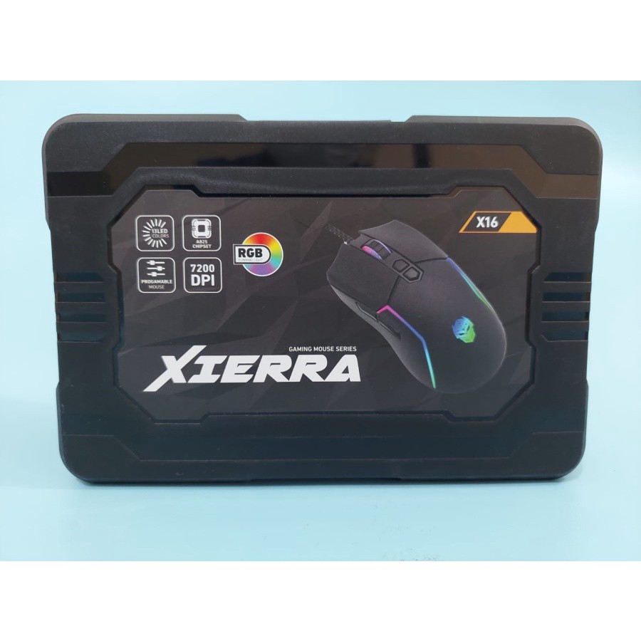 Jual Rexus Xierra X16 RGB - X 16 X-16 Macro Gaming Mouse | Shopee Indonesia