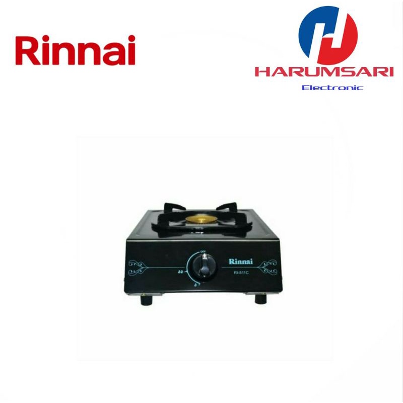 Jual RINNAI Kompor Gas Satu (1) Tungku Teflon RI-511C | Shopee Indonesia