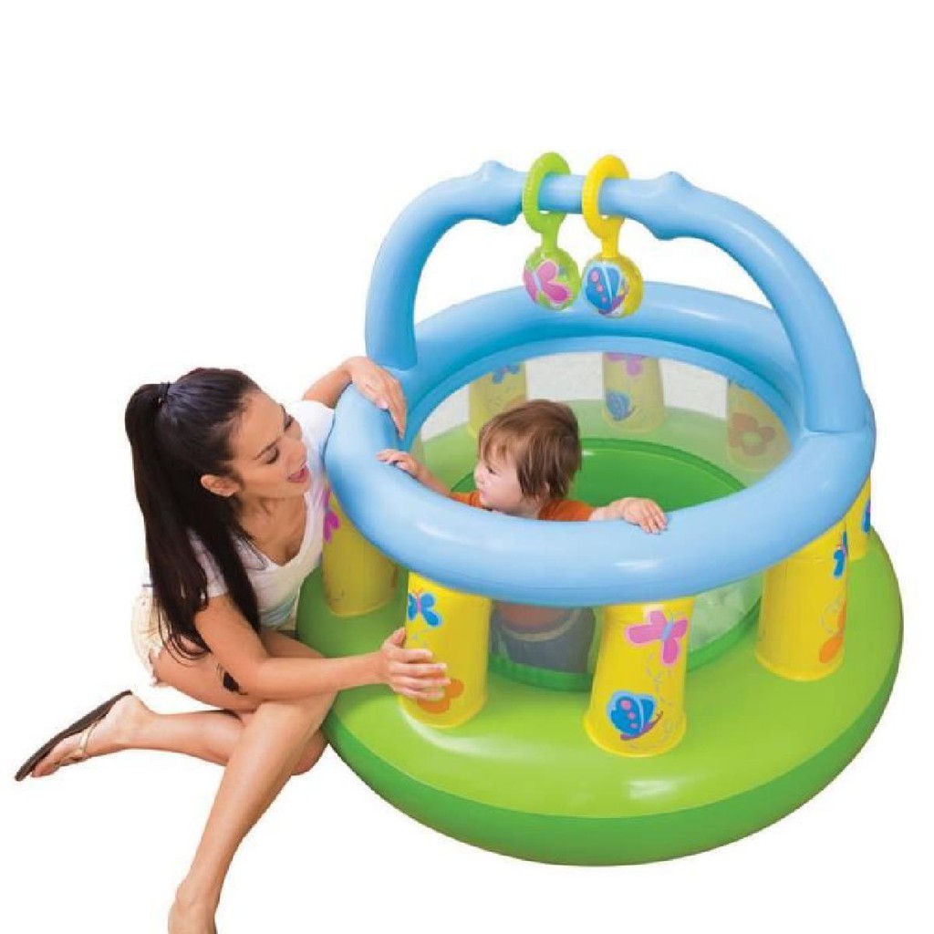 Jual Tempat bermain dan Trampolin anak INTEX SOFT-SIDEs | Shopee Indonesia