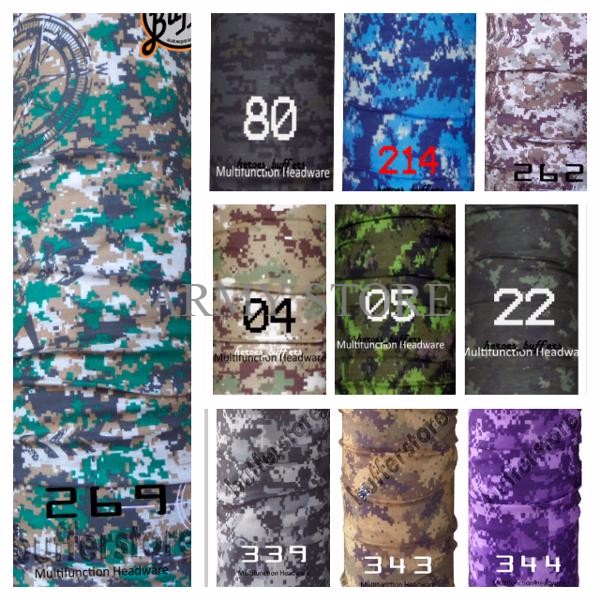 Jual buff army militer (bandana tentara, loreng, tni, kopasus, brimob ...