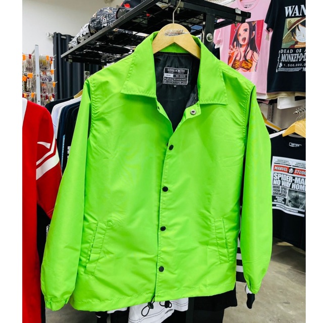 Jual Coach Jaket NEON Kudou X Metro Premium waterproof | Shopee Indonesia