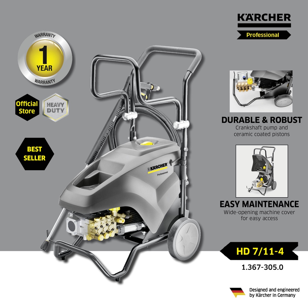 Jual Karcher HD 7/11-4 Classic *KAP Cold Water High Pressure Cleaners | Shopee Indonesia