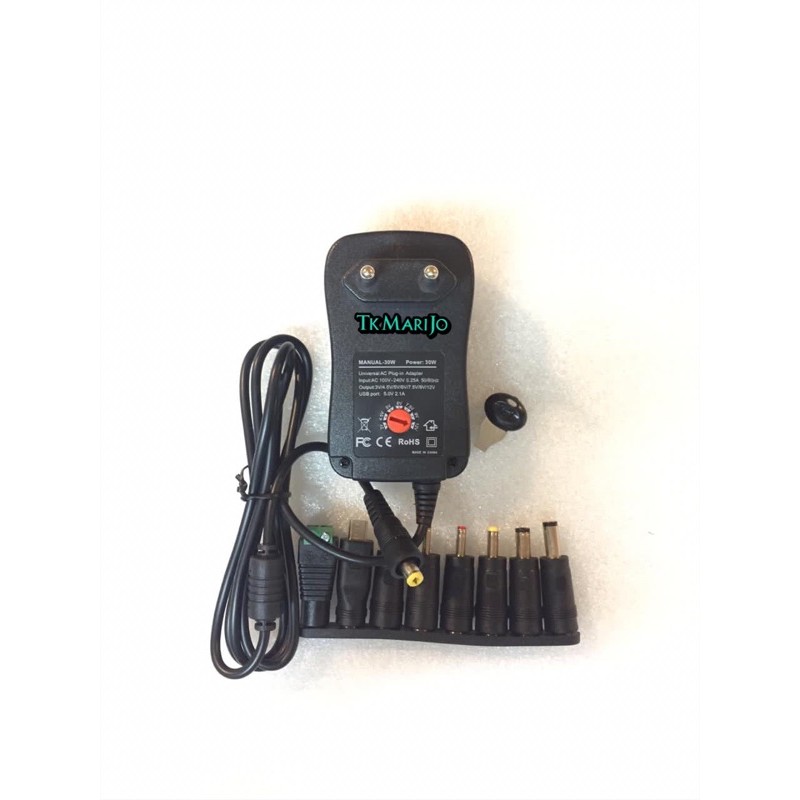 Jual Adaptor Universal (adjustable) 3-12v dc 2a | Shopee Indonesia