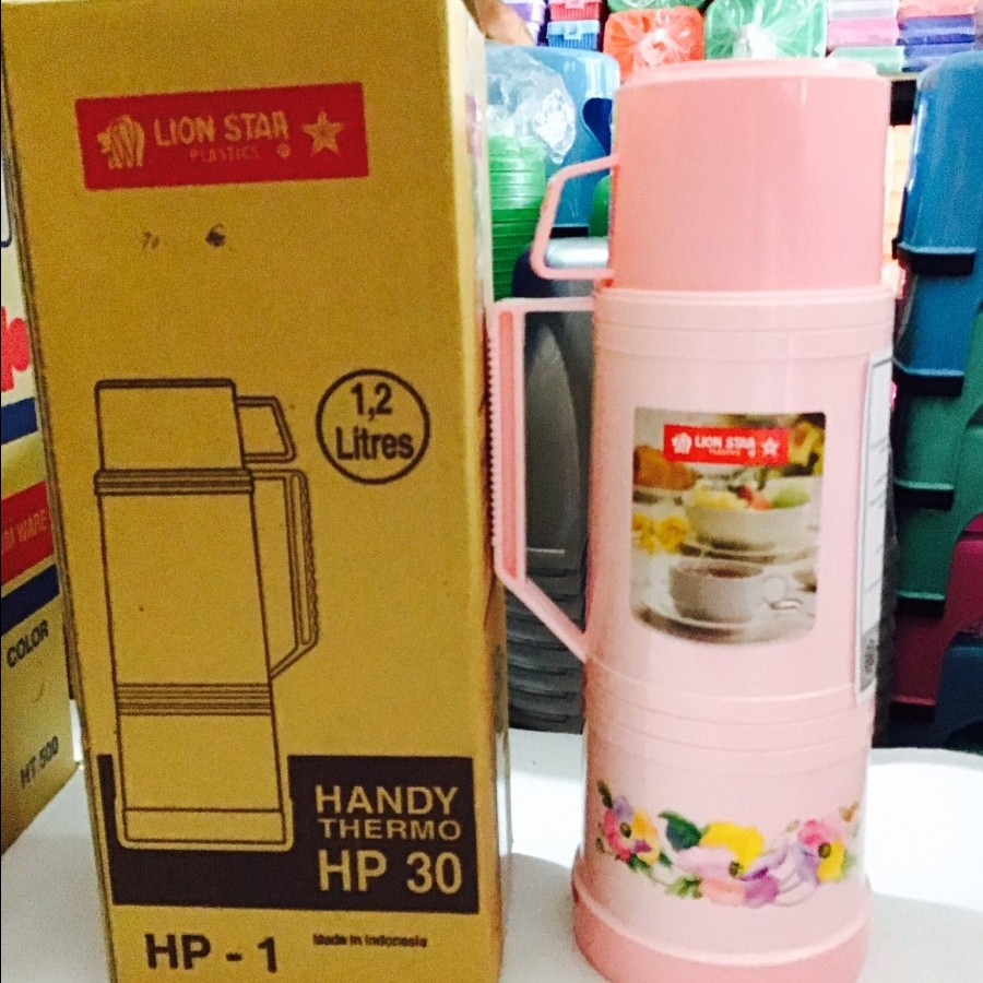 Jual Termos Air Panas Lion Star 1.2 Liter HP-30 Handle Handy Thermo ...