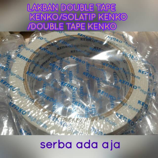 Jual LAKBAN DOUBLE TAPE KENKO/SOLATIP DOUBLE KENKO/DOUBLE TAPE | Shopee ...