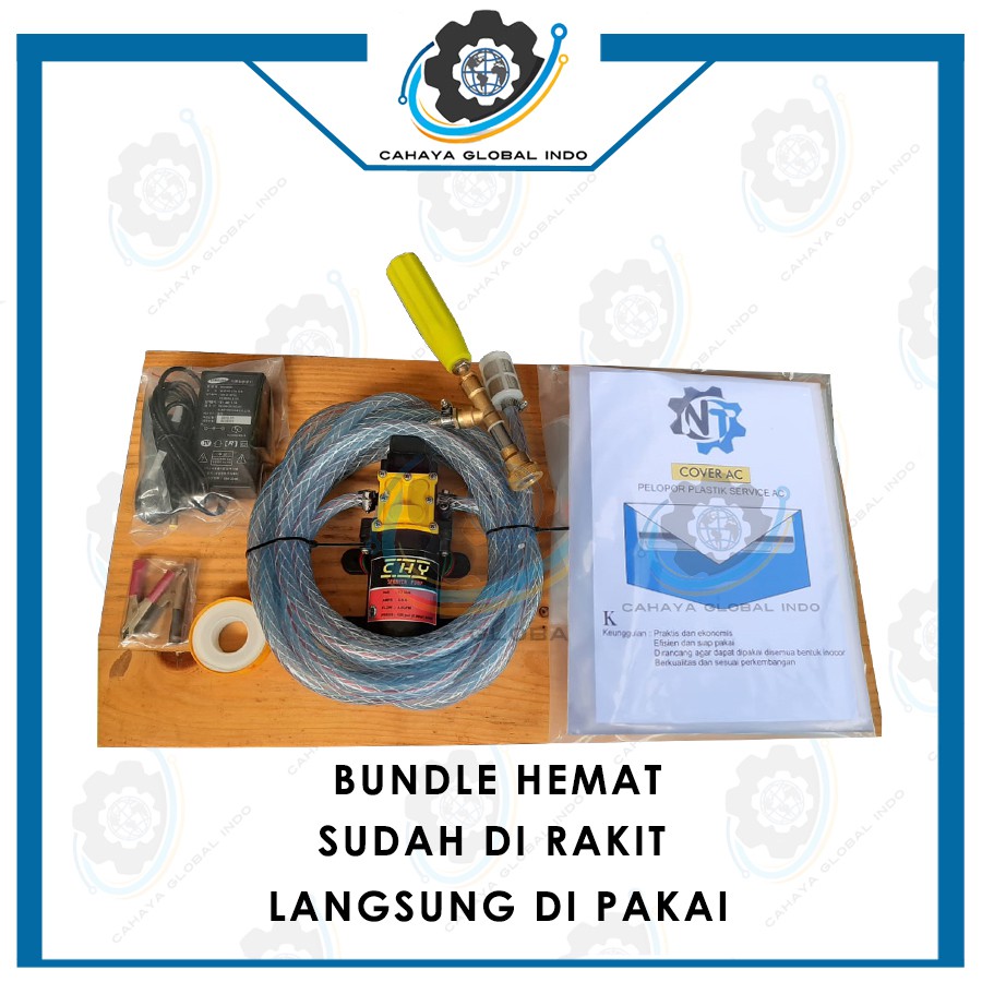 Jual Pompa DC set alat steam motor cuci AC dengan plastik cuci AC ...