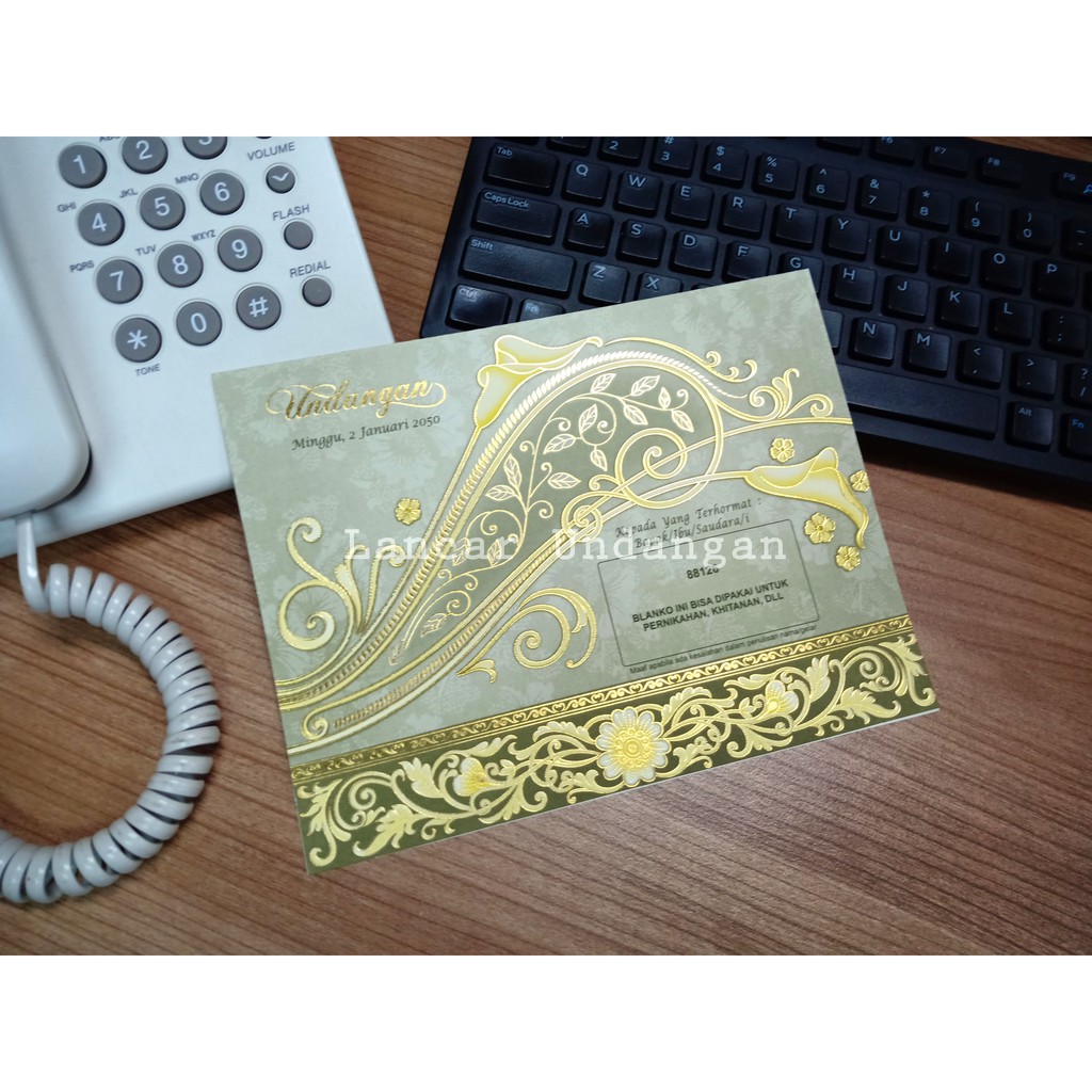 Jual Undangan Pernikahan / Undangan Murah / Undangan Bagus / Erba 88126 ...