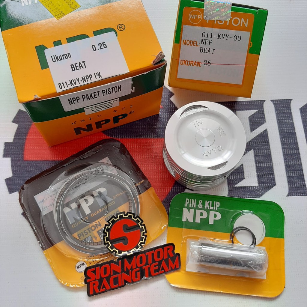 Jual Paket Seher Kit / Piston Kit NPP Japan Honda Beat Old / Scoopy Os ...