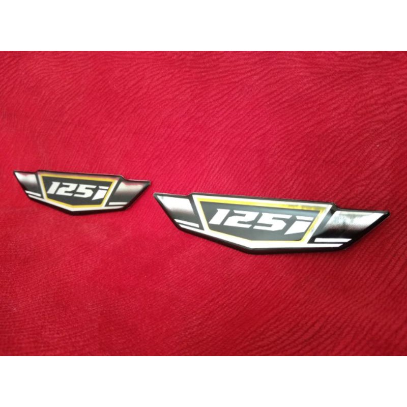 Jual sticker emblem 125i (kuning hitam) | Shopee Indonesia