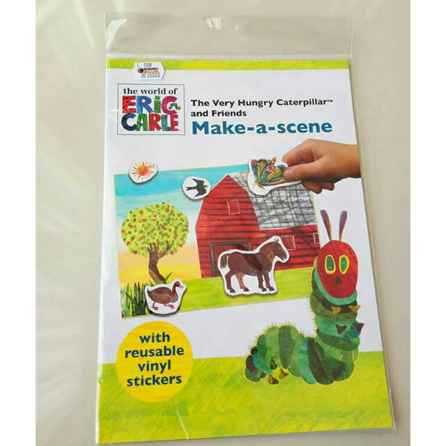 Jual Eric Carle make a scene sticker book | Shopee Indonesia