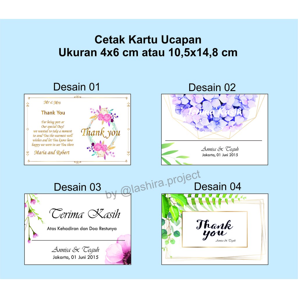 Jual Paket Cetak kartu ucapan custom kertas linen 230g art carton 230g ...