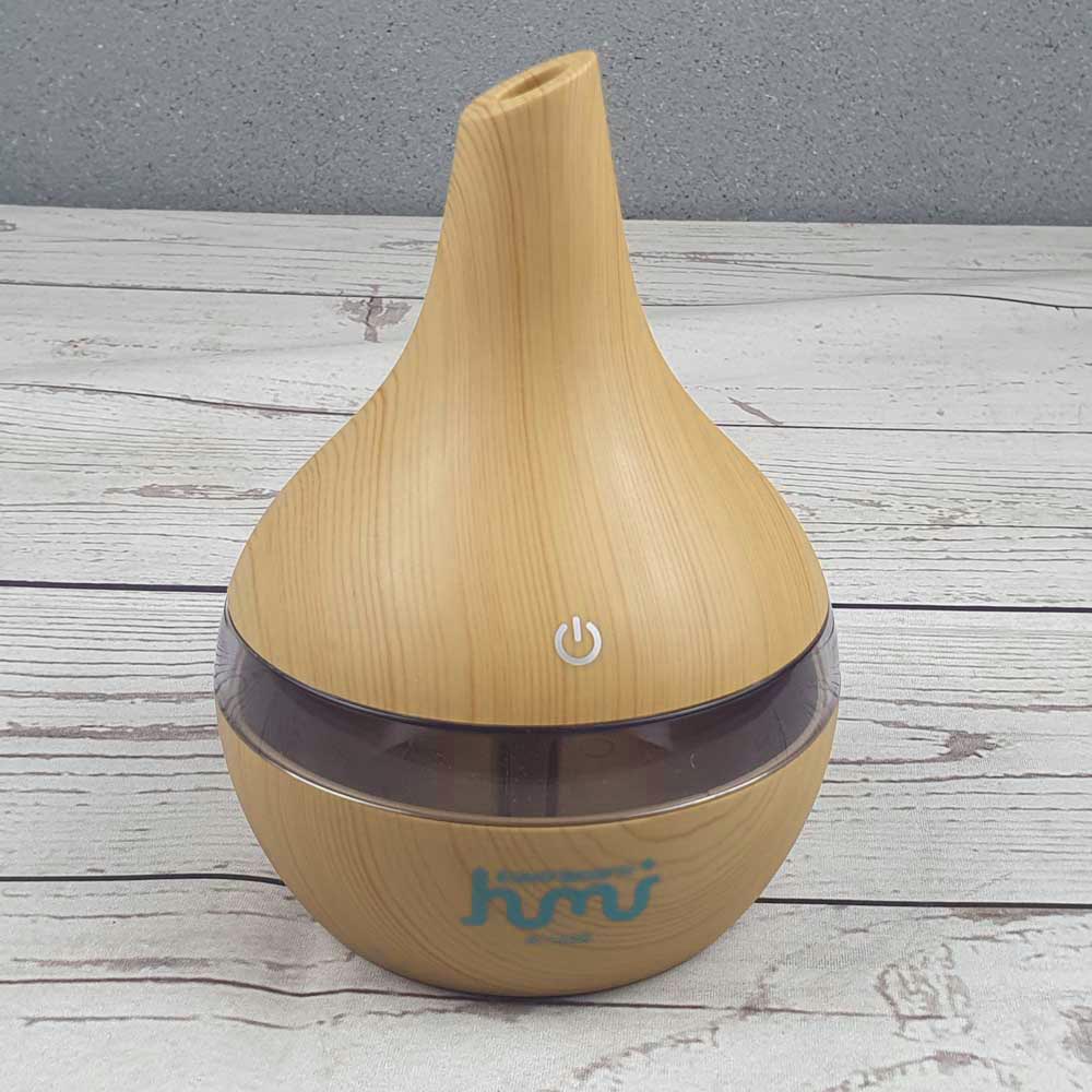 Jual Ultrasonic Air Humidifier Aromatherapy Wood Grain 300ml Aroma ...