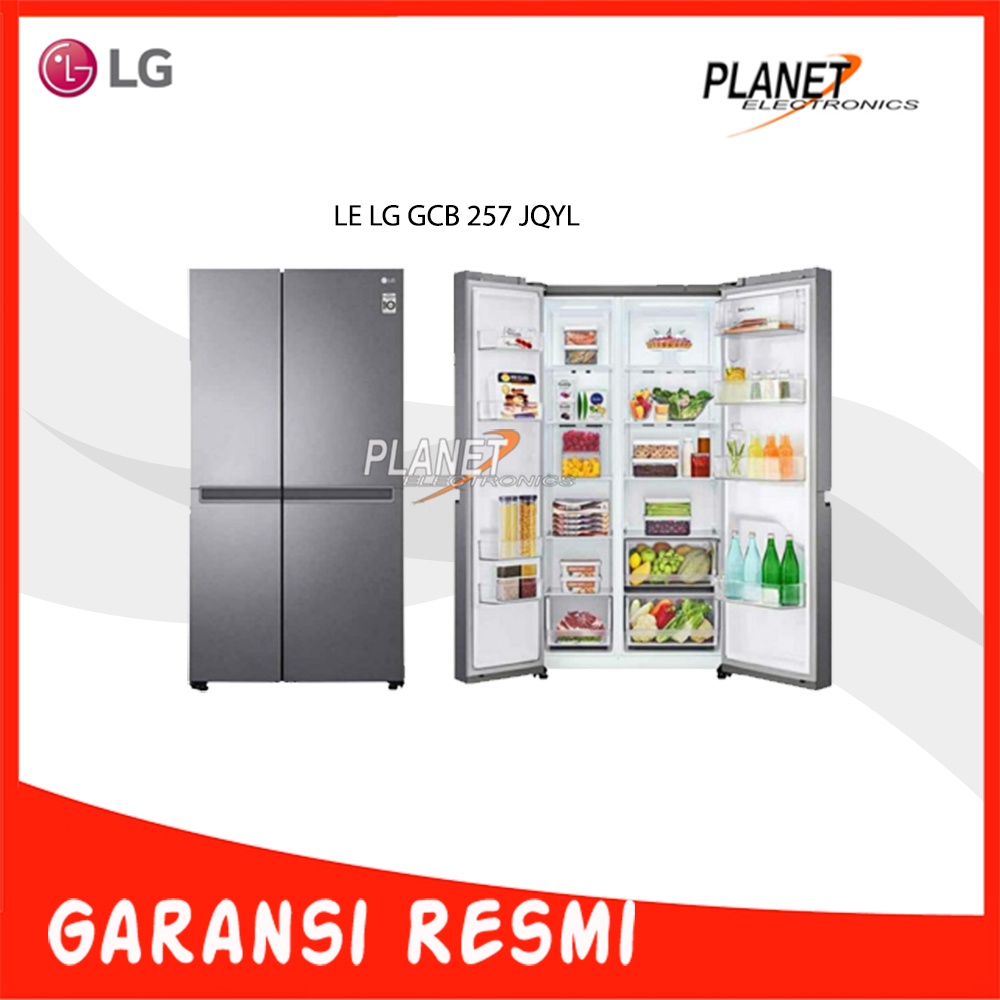 Jual Kulkas 2 Pintu LG 655 Liter GCB 257 JQYL Side BY Side | Shopee Indonesia