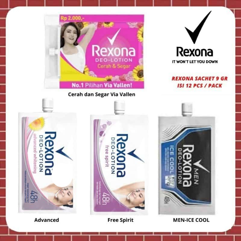 Jual ( ORIDANGROSIR ) Rexona sachet 9gr / Rexona Deo Lotion sachet ...
