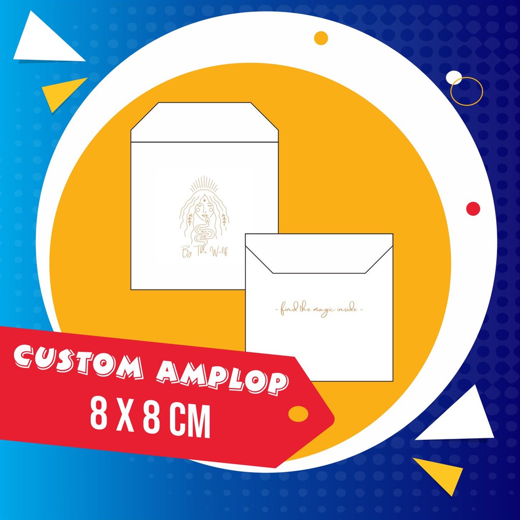 Jual Custom Amplop 8x8 cm | Shopee Indonesia