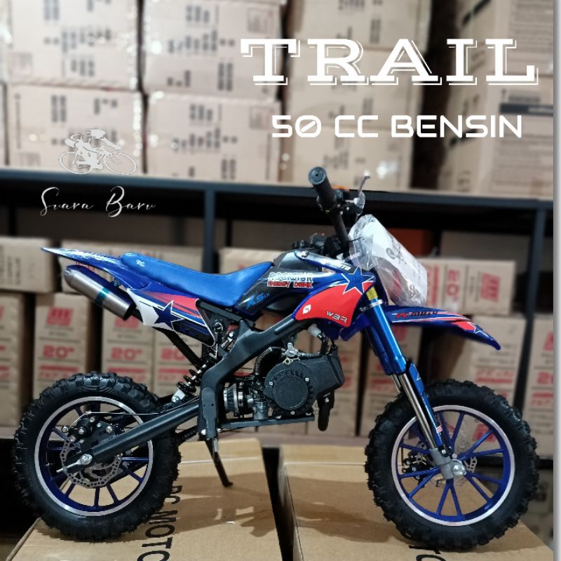 Jual MOTOR MINI BENSIN TRAIL PC MOTO 50 CC | Shopee Indonesia