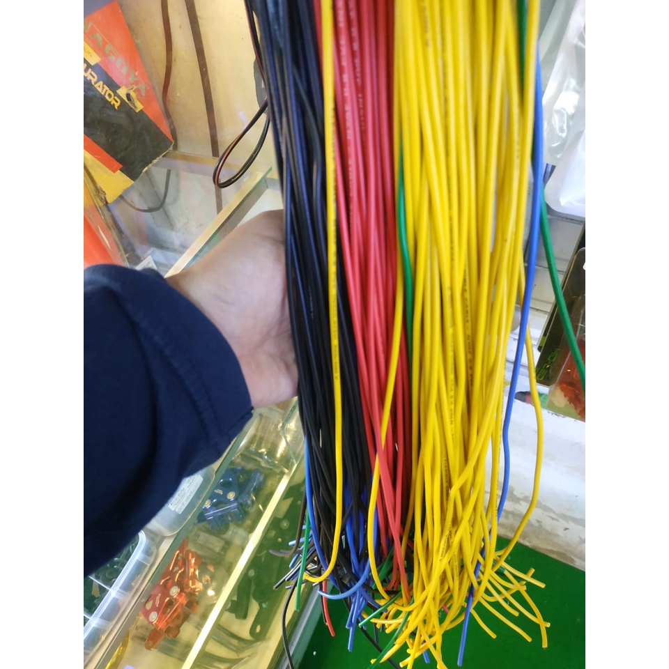 Jual Kabel meteran kabel kecil isi serabut 1x0,8 kabel rakit kabel ...