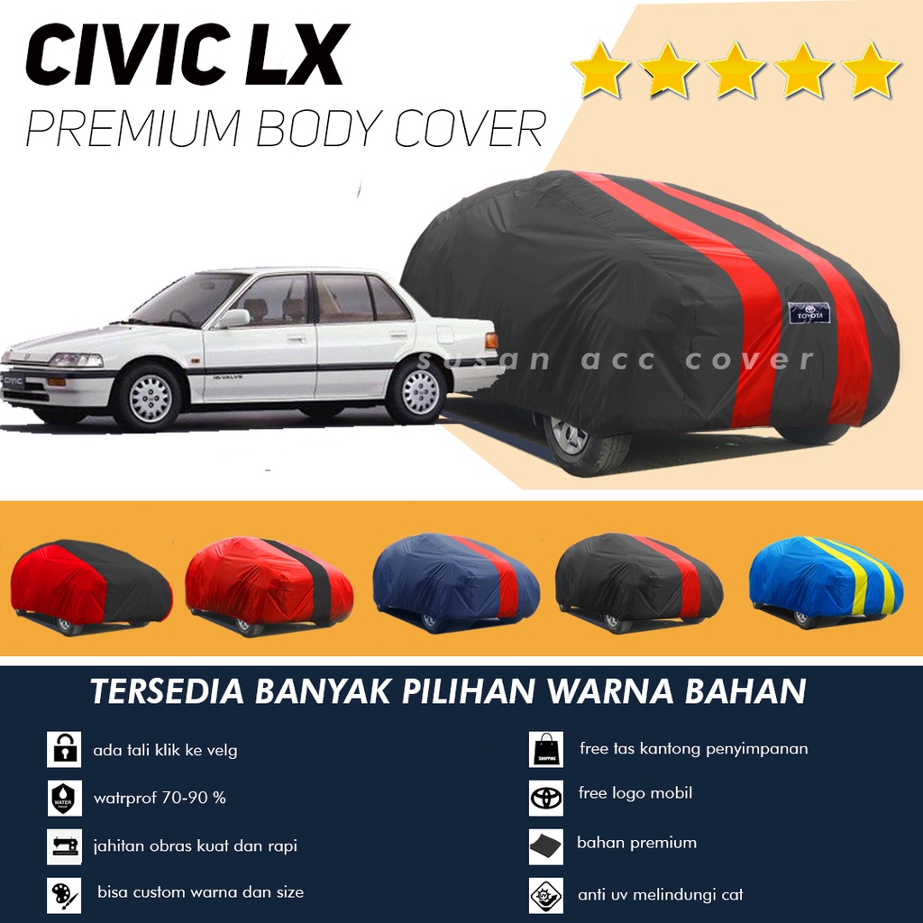 Jual Body Cover Mobil civic Sarung Mobil civic lx/civic ferio/civic ...