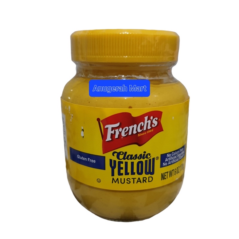 Jual Yellow Mustard / French's Classic Mustard 170gr | Shopee Indonesia