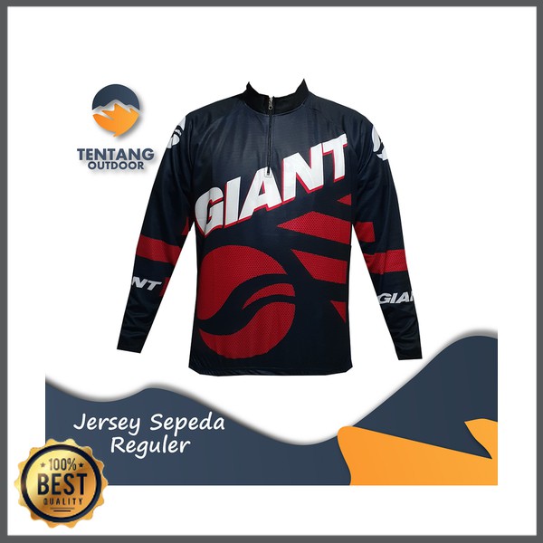 Jual Jersey Sepeda B054 GIANT Baju Gowes Lengan Panjang Roadbike | Shopee Indonesia
