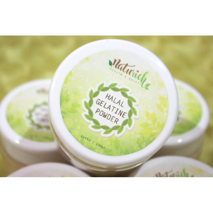 Jual BAHAN KUE GELATIN SAPI / GELATIN HALAL / GELATINE BUBUK POWDER ...
