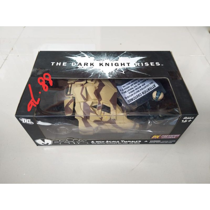 Jual Batman batmobile tumbler mezitz with batman and bane ORI mezco ...