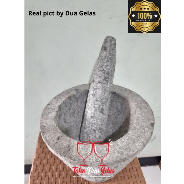 Jual Lumpang Alu Batu Asli Ulekan Batu Asli Tumbukan Batu Asli 1 Set ...