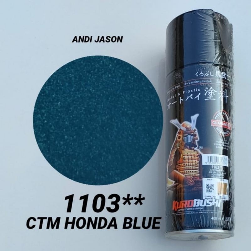 Jual CAT SEMPROT SAMURAI PAINT 400 CC NO 1103** CTM HONDA BLUE | Shopee ...