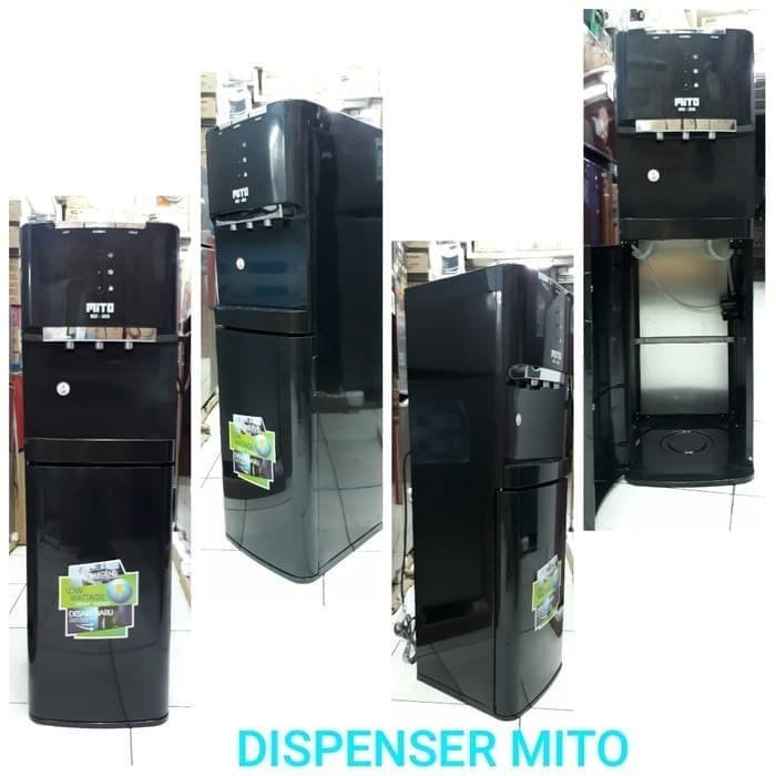 Jual dispenser mito galon bawah 3 kran panas dingin netral md 666 ...