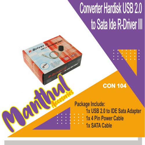 Jual Kabel R-Driver III USB2.0 to Sata Ide | Shopee Indonesia