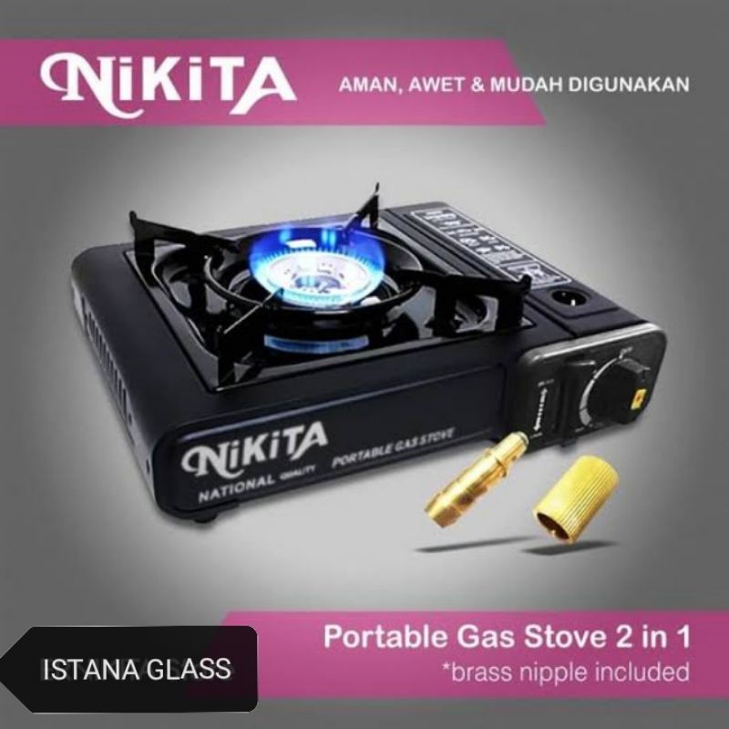 Jual Nikita Kompor Portable 2in1 atau GSF Gas Kaleng Camping Bulgogi ...