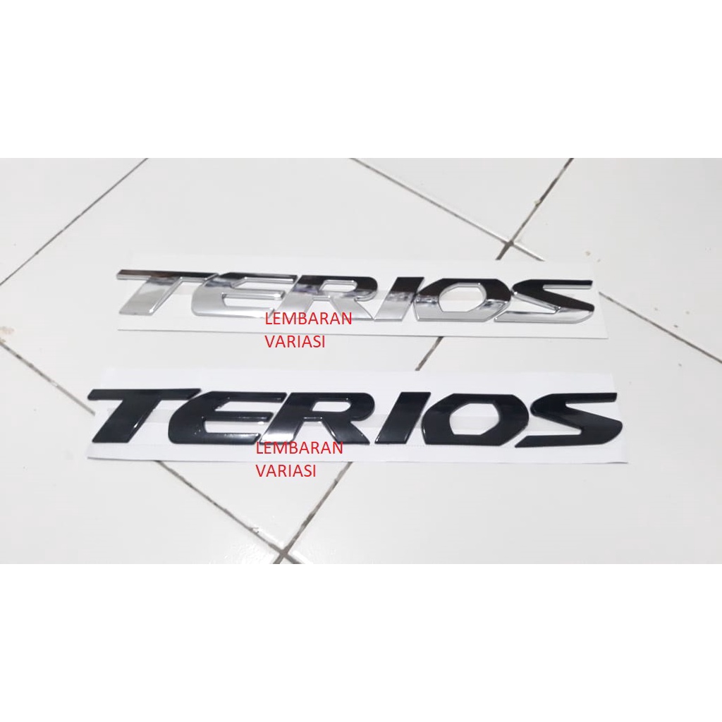 Jual Emblem Kap Mesin Terios Besar 7.5X4 cm | Shopee Indonesia