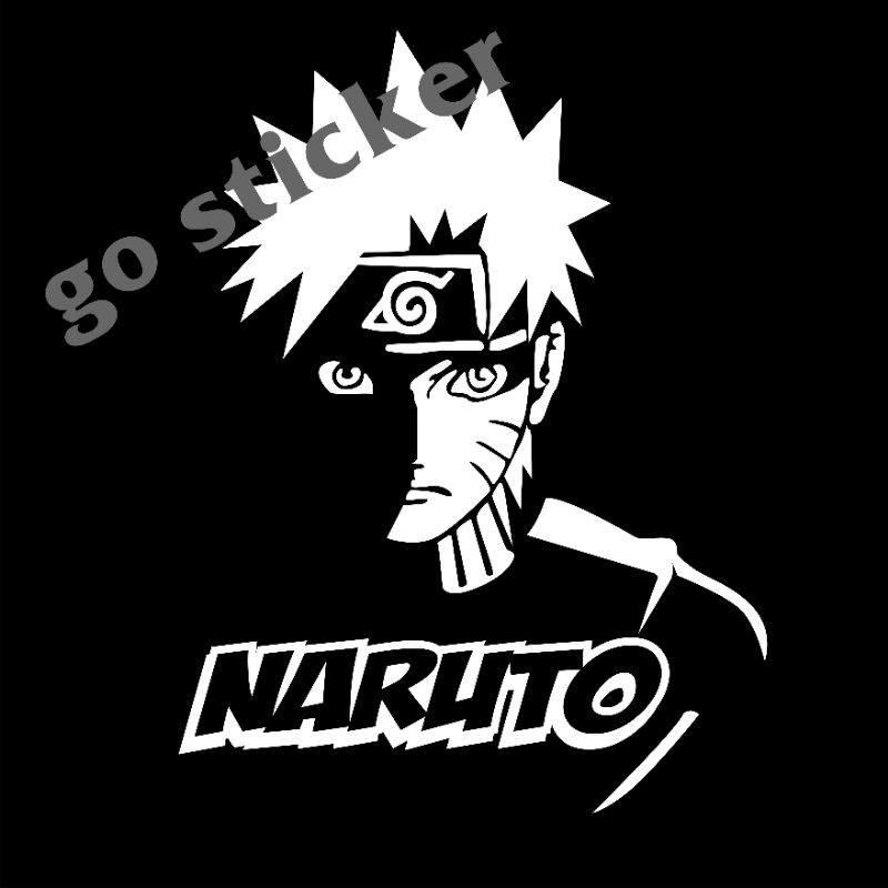 Jual sticker naruto, sticker anime, cutting sticker anime, naruto ...
