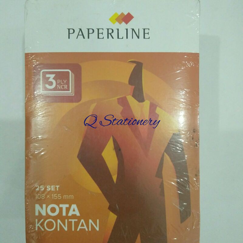 Jual Buku nota kecil 3 ply Paperline 1 pak | Shopee Indonesia