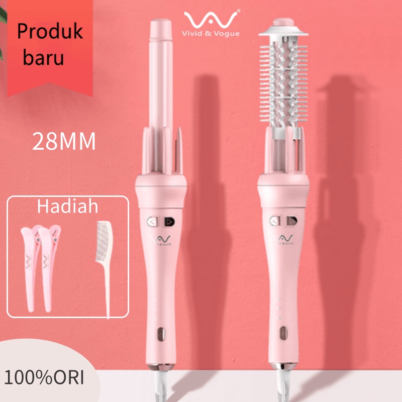 Jual Vivid&Vogue GEN3 Catokan Curly Otomatis 28mm Keramik Hair Curler Alat Curly Rambut | Shopee ...