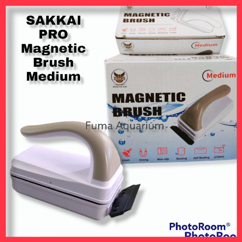 Jual Magnet Pembersih Kaca Aquarium Sakkai Pro Magnetic Brush Medium ...
