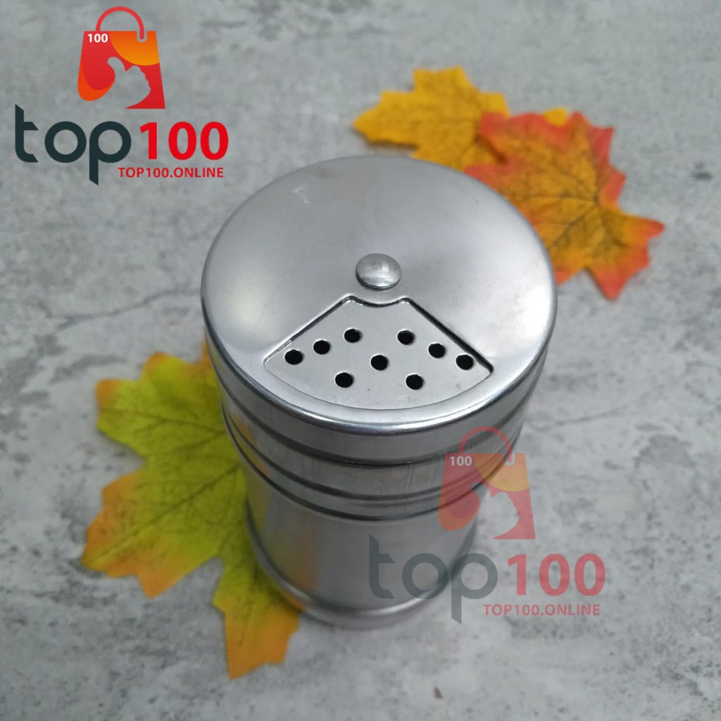 Jual Top100 - Tempat Bumbu Dapur Stainless Steel Wadah Garam Tusuk Gigi ...