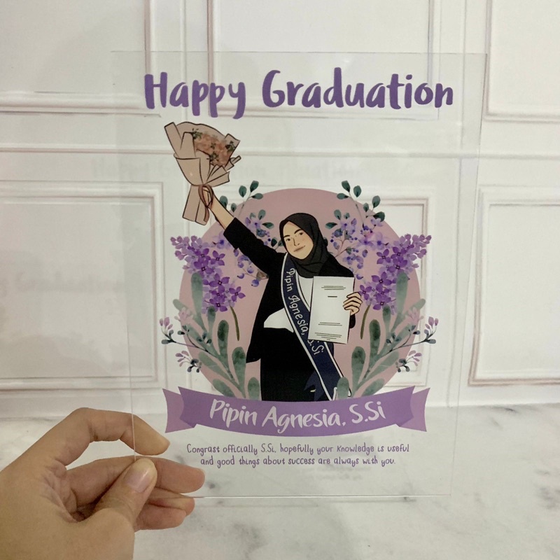 Jual CUSTOM AKRILIK / CETAK AKRILIK / SERTIFIKAT/ PIAGAM/ KADO WISUDA ...