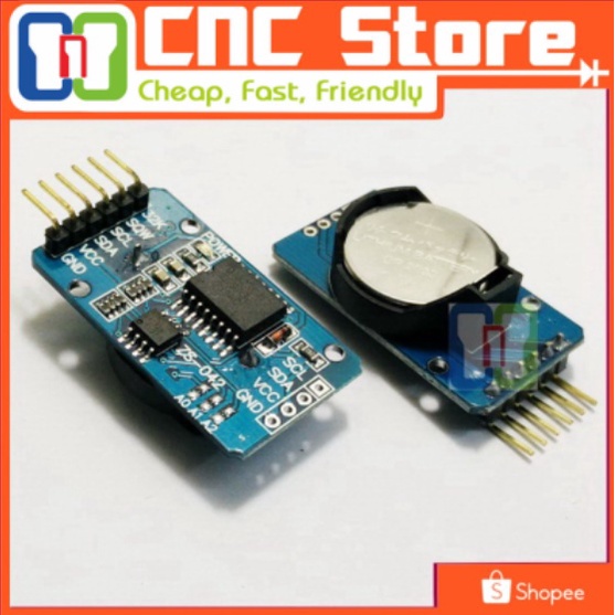 Jual [MDL-0002] RTC DS3231SN REAL TIME CLOCK I2C ARDUINO UNO MEGA + BATTERY | Shopee Indonesia